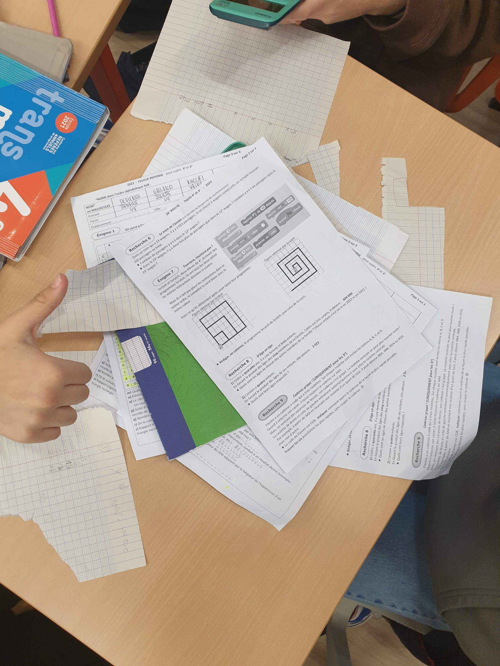 Rallye des mathématiques - Saint-Coeur